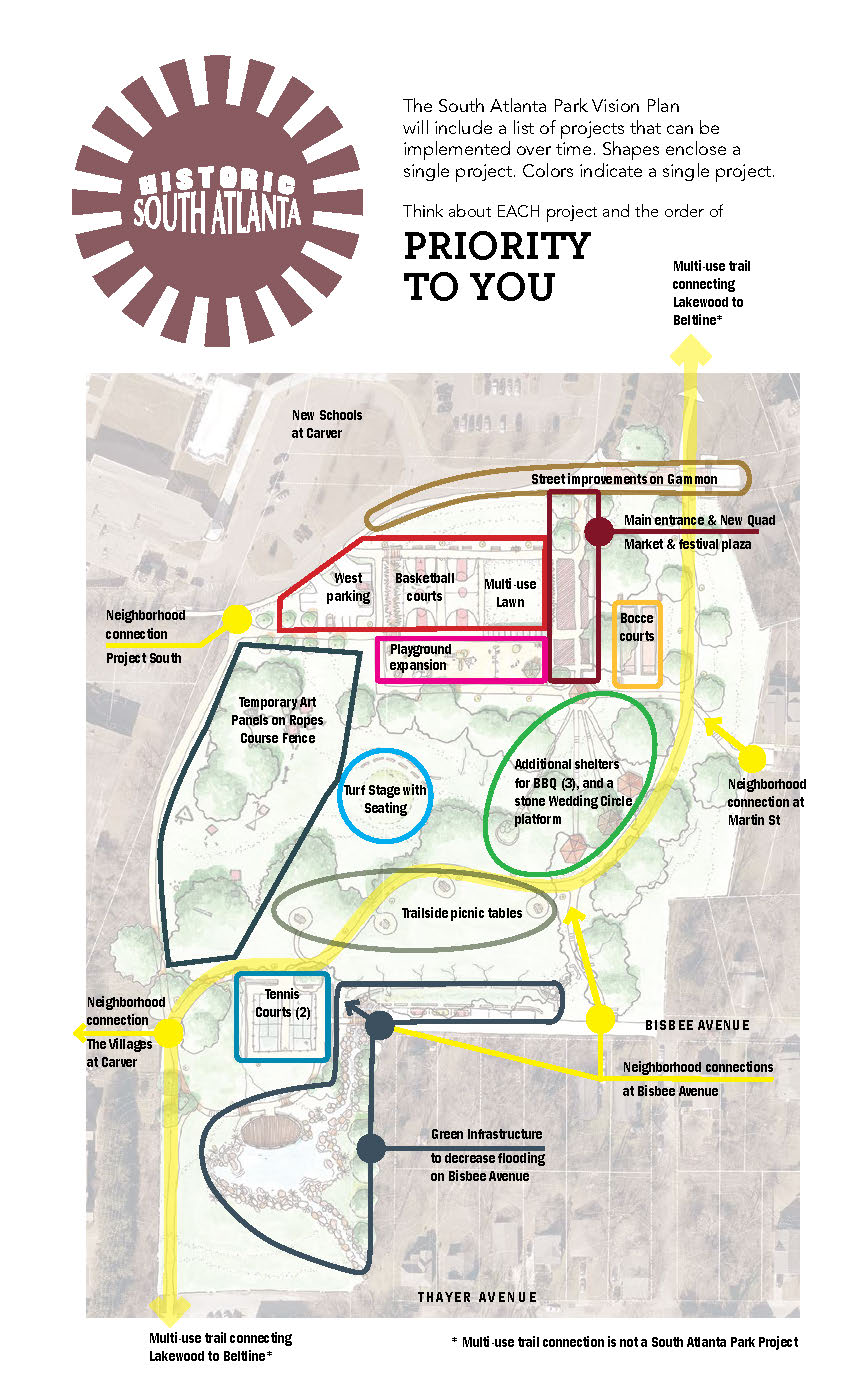 YOUR Input Needed on Vision Plan for South Atlanta Park - Park Pride