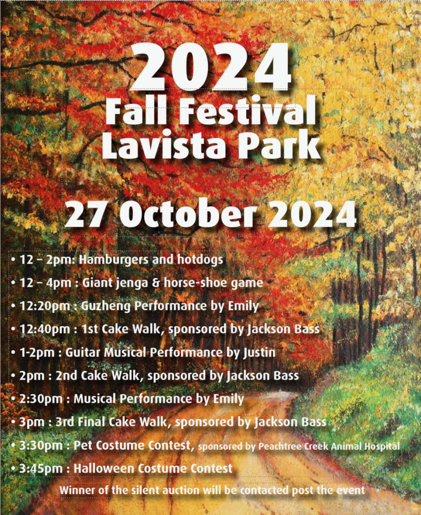 2024 Fall Festival at LaVista Park - Park Pride